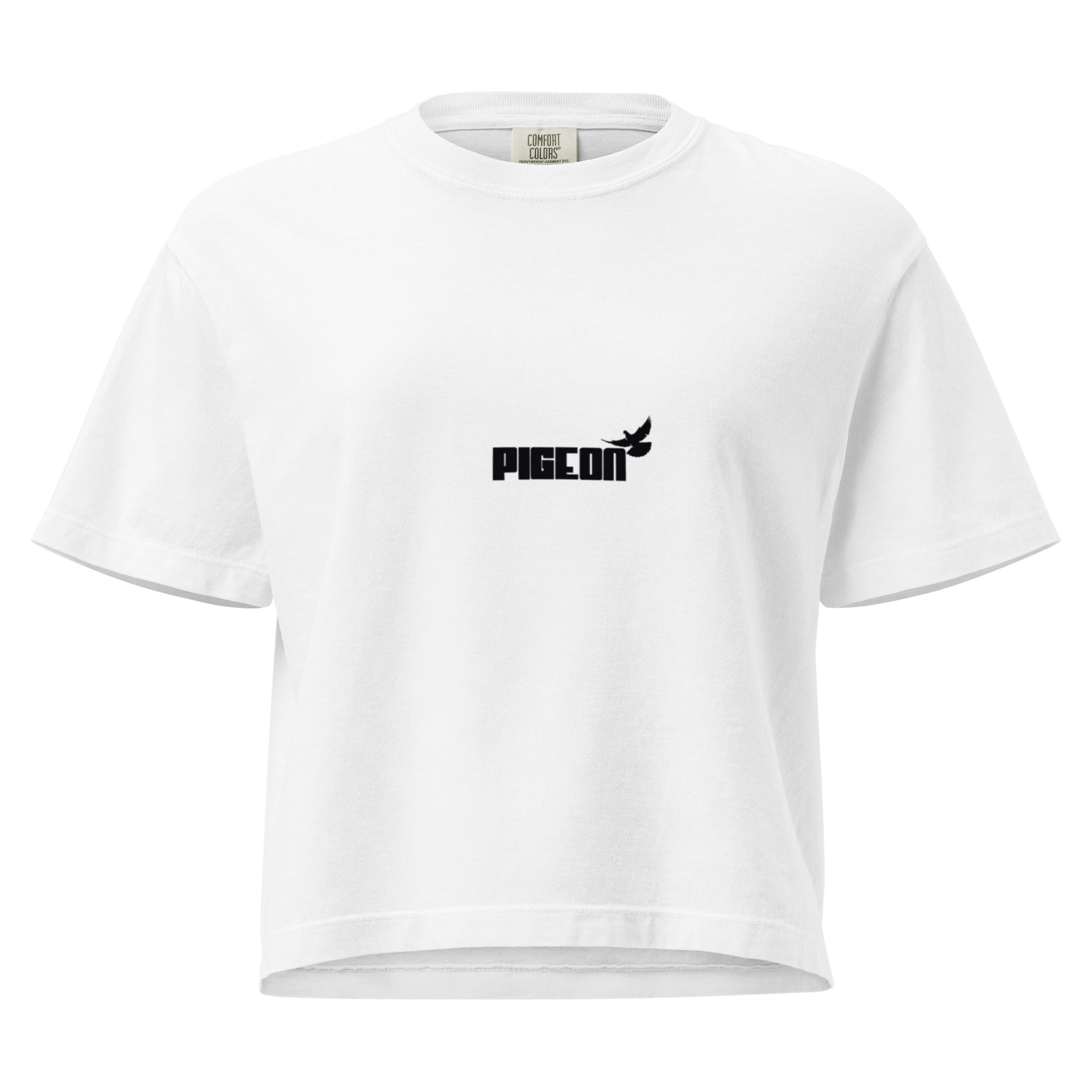 Women’s heavyweight boxy tee - Pigeon – FloWear.us